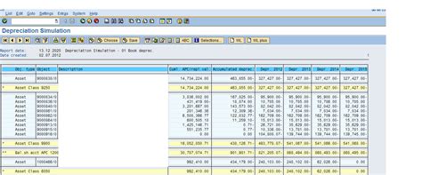 How To View Depreciation Simulation For Future Num SAP Community