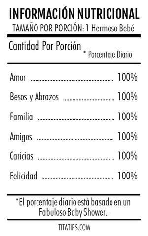 ⭐⭐⭐ Cómo Hacer Tabla Nutricional Personalizada 🥰 Para Chip Bags En