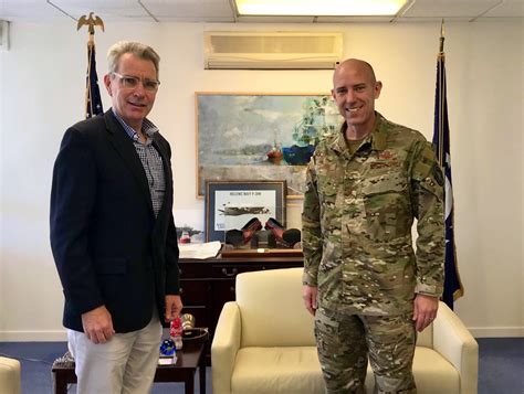Pleased To Welcome Ussoceur Commanding General David Tabor To Athens At A Time When Us Greece