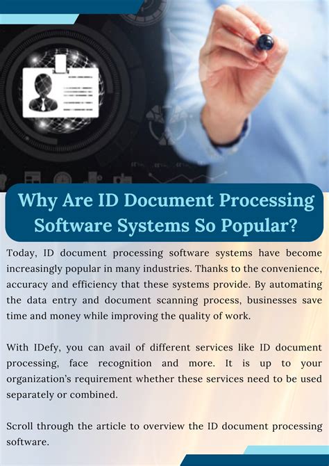 Ppt Why Are Id Document Processing Software Systems So Popular