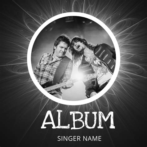 Rock Band Album Cover Template Postermywall