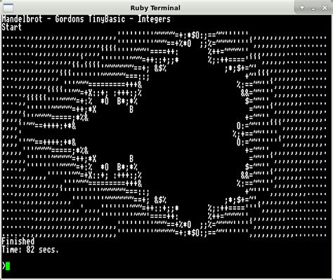 Retro Basic Benchmarking With Mandelbrot Gordons Projects