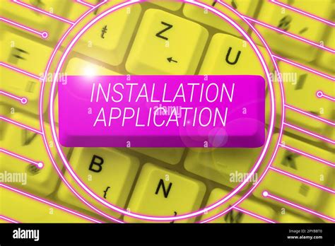 Writing Displaying Text Installation Application Business Idea The Act Of Replacing An Older