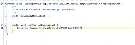 Rohan Walias Tech Blog Custom Exception Handling In Adf Model Layer Generic Framework Design