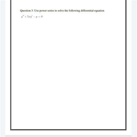 Solved Question 1 Find The Order Degree Of The Following