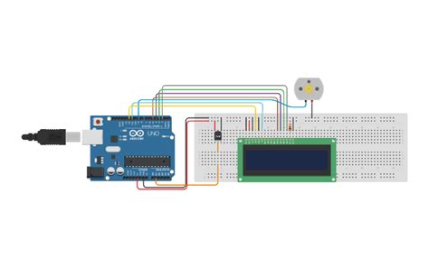 Circuit Design Temp Controlled Fan Speed Tinkercad