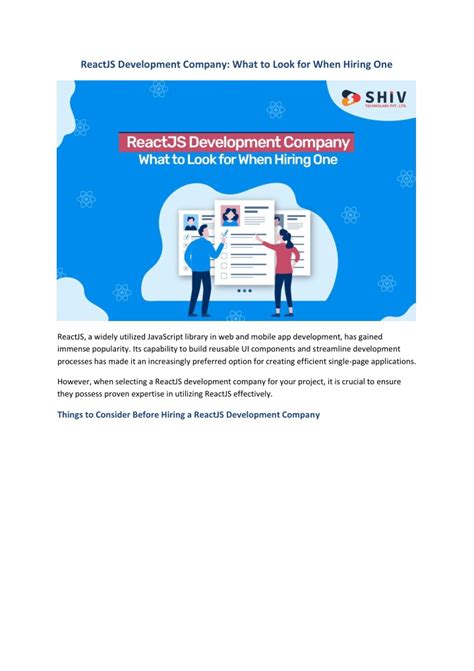 Ppt Reactjs Development Company What To Look For When Hiring One