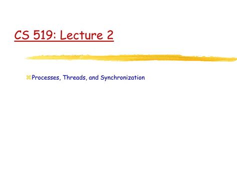 Ppt Cs 519 Lecture 2 Powerpoint Presentation Free Download Id4202077