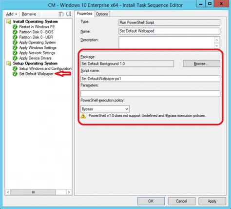 Set Custom Wallpaper In Windows 10 During Osd With Configmgr