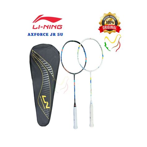 Axforce Jr 5u Original Lining Badminton Racket Shopee Singapore