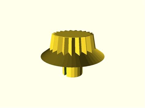 Customizable Knob Pgs 3d Print Model