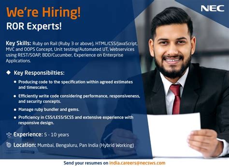 nec software solutions india on linkedin jobopenings ror rubyonrails leadsoftwareengineer