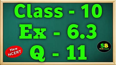 Class 10 Ex 6 3 Q11 Ex 6 3 Q11 Class10 Class 10 Chapter 6