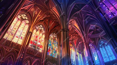 Illustrate A Detailed Drawing Of A Gothic Cathedral Highlighting Its