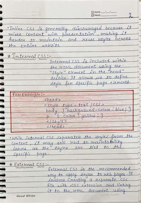 Html Css Js Handwritten Notes Combo Topperworld