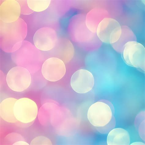 Beautiful Pastel Bokeh Background With Soft And Dreamy Colors Premium Ai Generated Image