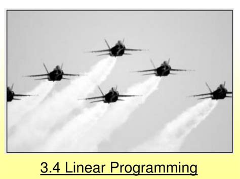 Ppt 3 4 Linear Programming Powerpoint Presentation Free Download