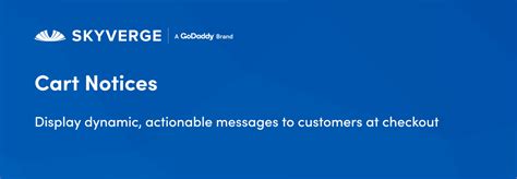 Cart Notices Woocommerce Marketplace