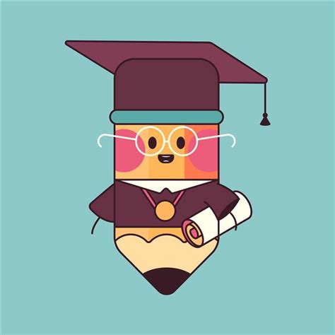 شخصیت‌های مداد رنگی زیبا در جعبه با تصاویر کارتونی وکتور احساسات مختلف