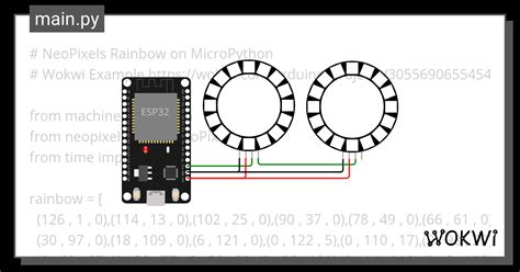 esp32 micropython neopixels copy 2 wokwi esp32 stm32 arduino