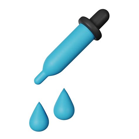 Eyedropper 3d Render Icon Illustration 29203410 Png