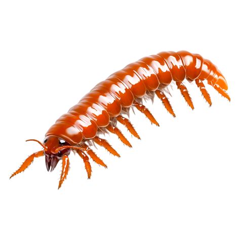 Colorful Realistic Illustration Of A Marine Arthropod In Detail