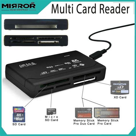 Jual Card Reader SD XD MMC MS CF SDHC TF Micro SD M2 Ke USB 2 0 Shopee Indonesia