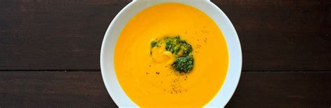 Carrot Parsnip And Ginger Soup With Cilantro Cashew Pesto Recipe From Jessica Seinfeld