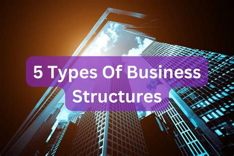 5 Types Business Structures Understanding Business Structures Business Nigeria