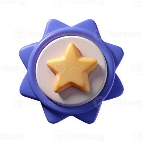 Hypnotic Exceptional Circular Badge With A Star Clean Lines Flat Color Minimal Design With
