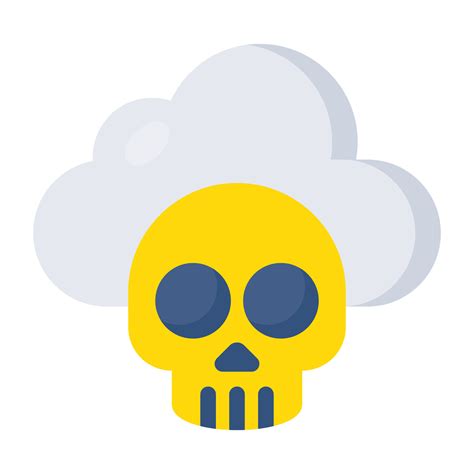 Conceptual Flat Design Icon Of Cloud Hacking 20081560 Vector Art At Vecteezy