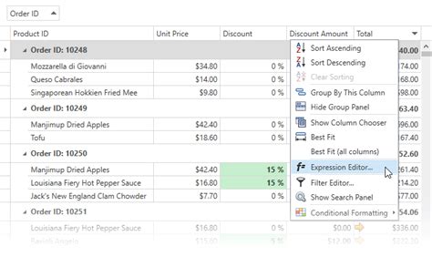 Columnbaseallowunboundexpressioneditor Property Wpf Controls