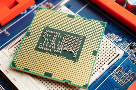 Central Processing Unit Cpu Chip Processor Of Computer Mainboard