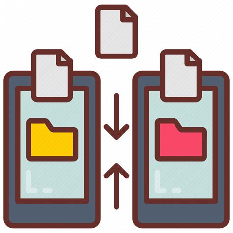 Copy Data Duplication Cloning Migrate Files Sending Icon Download On Iconfinder