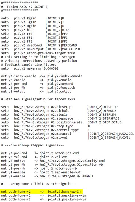 Inihal Configuration Questions Linuxcnc