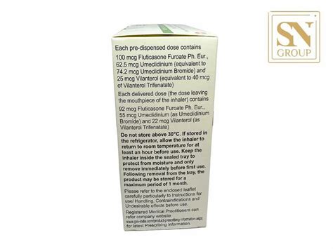 Trelegy Ellipta Inhaler At ₹ 3135 Piece Generic Asthma Inhaler In New Delhi Id 2856443247373