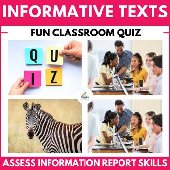 Informational Text Quiz Information Report Writing Test Analysis Assessment