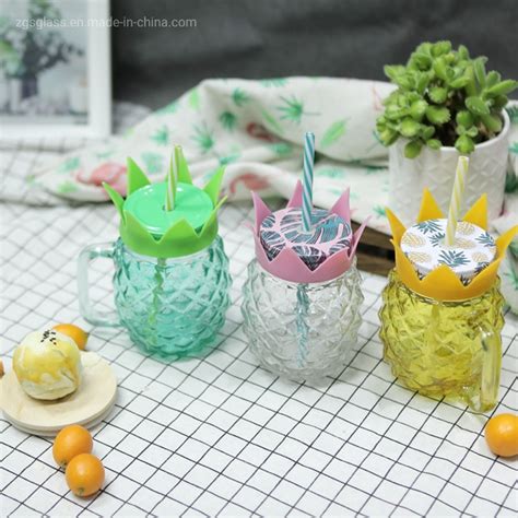 16 Oz Glass Mason Jar With Handle And Screw Lid China Glass Mason Jar
