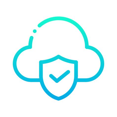 Cloud Storage Generic Gradient Icon