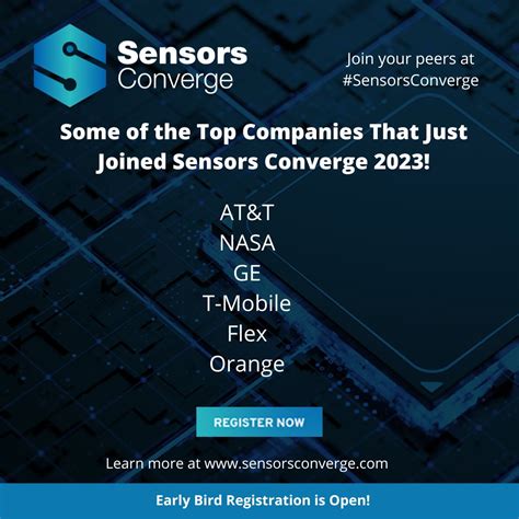 Sensors Converge On Linkedin Sensorsconverge Electronics Sensors