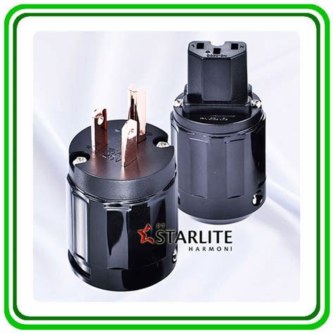 Jual Audio Power Plug USA Male IEC Inlet Audiophile Quality Harga Per Set Kota Bandung