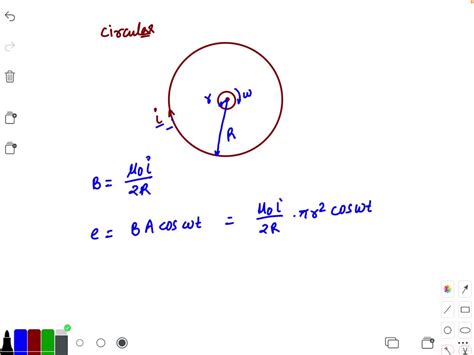 ⏩solved a very small circular loop of negligible inductance is… numerade