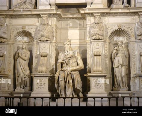 Moses Statue In Rome Italy At Rose Longstaff Blog