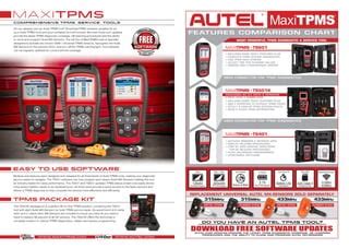 Autel TPMS Tools Catalog Obdii PPT
