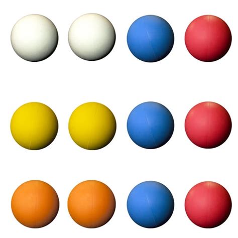 12 Assorted Color Lacrosse Balls Lacrosseballstore