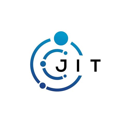 Jit Letter Technology Logo Design On White Background Jit Creative