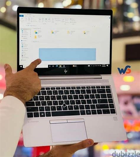 لابتوب تاتش شبيه المااك شيك وخفيف ببصمة Hp Elitbook 745 G6 للجرافيك