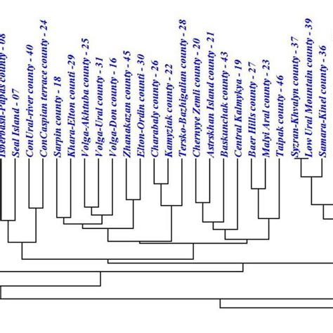 The Dendrogram Generated In Program Cla With Jakkard Coefficient