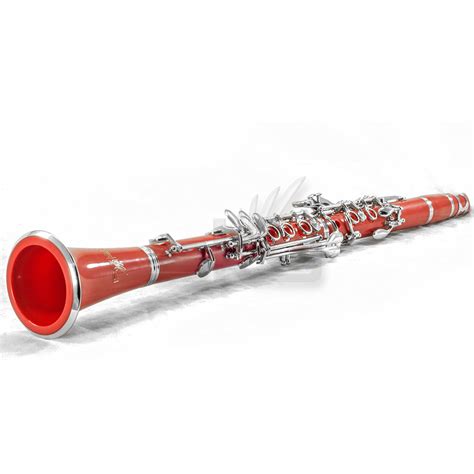 Sky Red Abs Bb Clarinet With Case Mouthpiece 11 Reeds Care Kit And