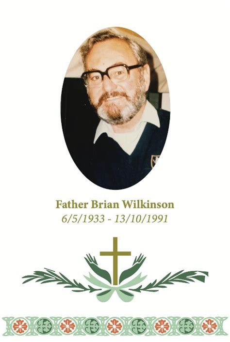 Fr Brian Wilkinson Trust St Patricks Catholic Church